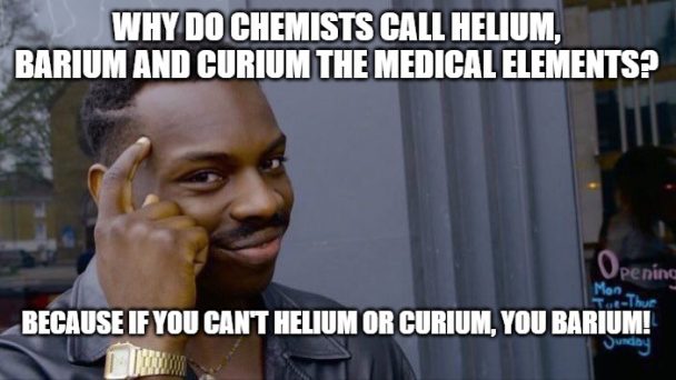 Why do chemists call helium, barium, and curium the medical elements ...